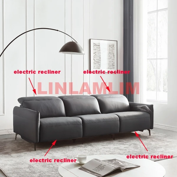 Shop MANBAS Genuine Leather Recliner Sofa – Perfect Blend of Comfort ...