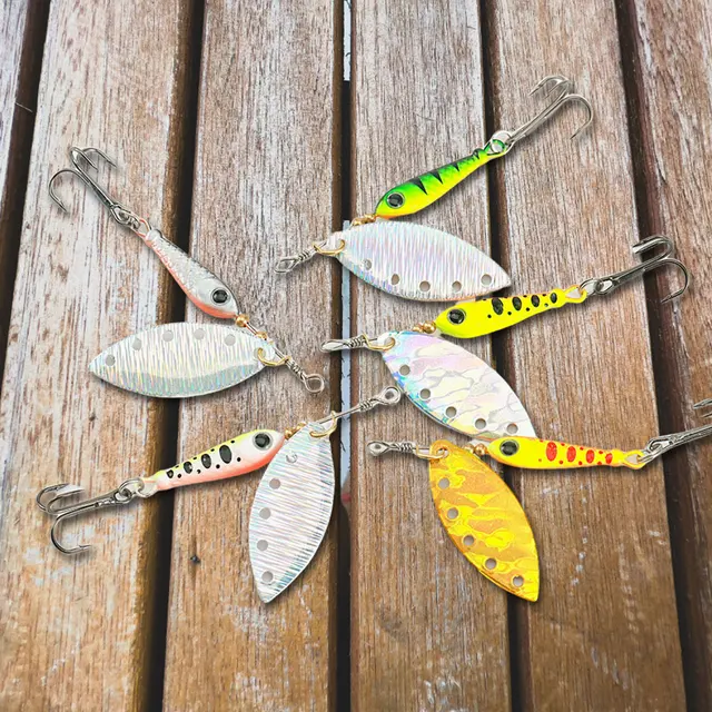 Single Hook Trout Spinners 3-Pack FFT Toby 30g Spinner Lures - Silver ...