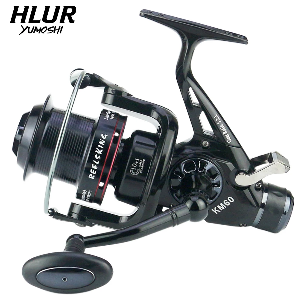 Double-Unloading-Fishing-Reel-KM-Full-Metal-Wire-Cup-Fish-Reel-Front ...