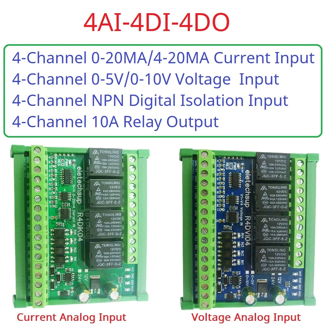 4AI-4DI-4DO-ModBus-Gateway-Module-Digital-Analog-Quantity-Acquisition ...
