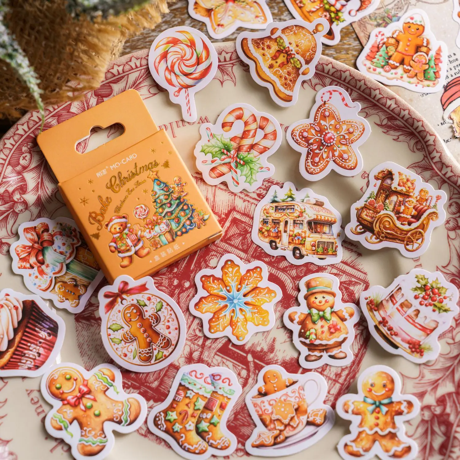 Boxed stickers - JianWu Official Store