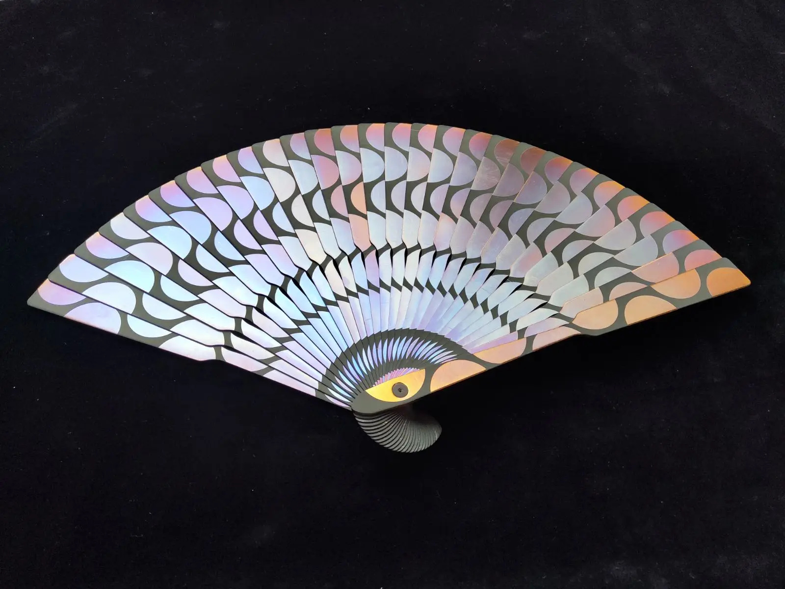 Unique Full Titanium Alloy Wushu Kungfu Tai Chi Fans Chinese Fans ...