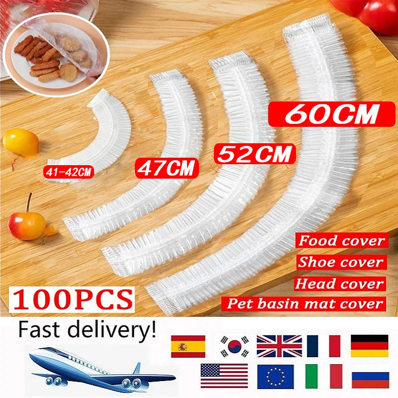 Disposable-Food-Cover-Plastic-Wrap-Fruit-Food-Cover-Bags-Elastic ...
