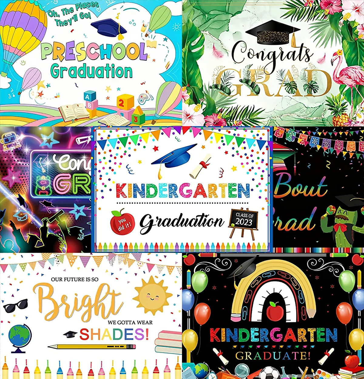 Kindergarten Graduation Background Design