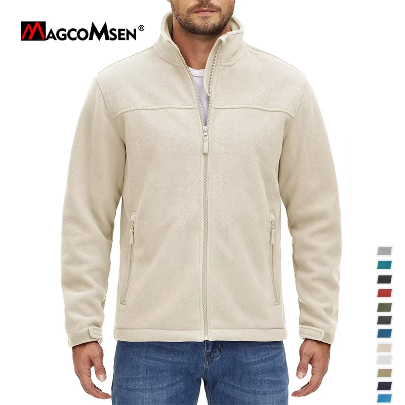 Fleece Zipper Jacket Mens | Military Winter Jacket | Work Fleece Jacket ...