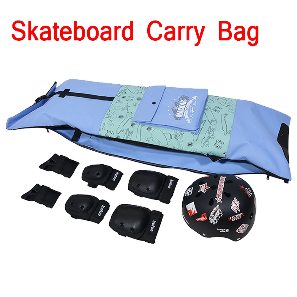 2022 New Skateboard Shoulder Carrier Adjustable Strap with a Mesh Pouch ...