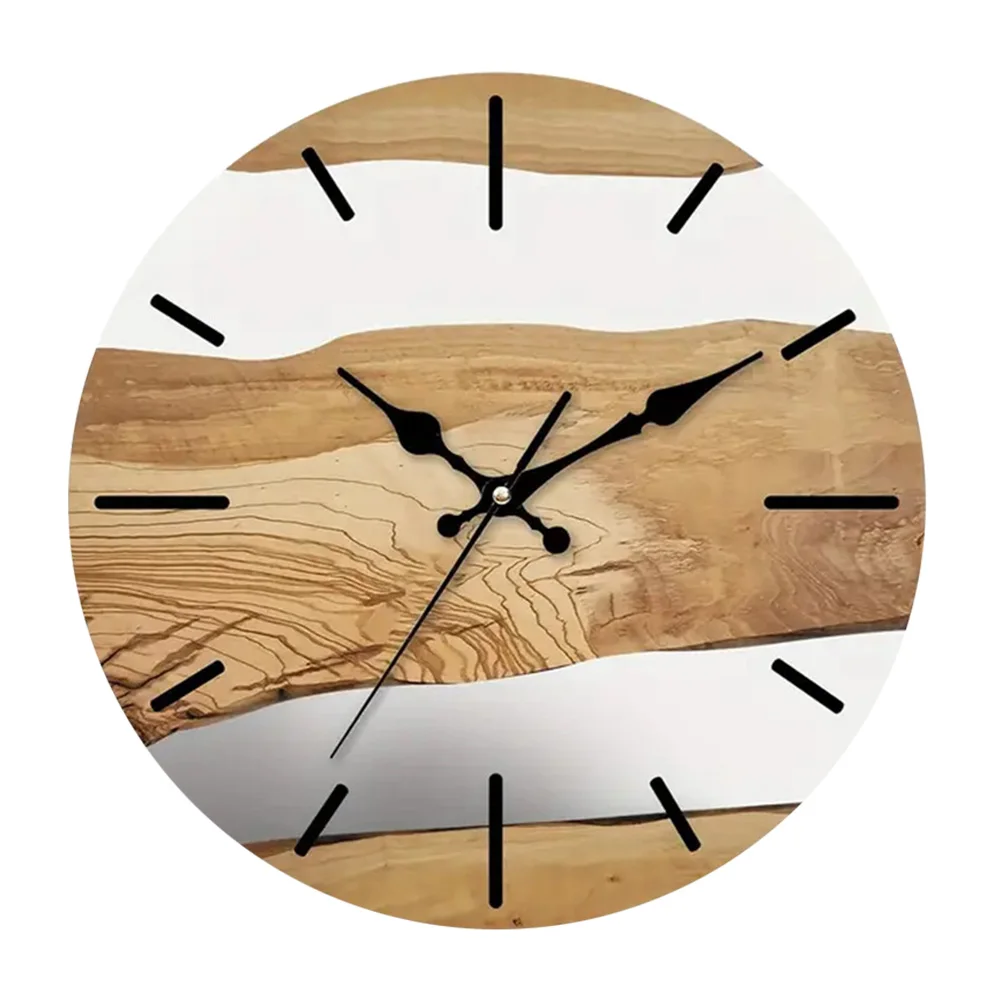 Non-Ticking-Wall-Clock-Tempered-Glass-Clock-Easy-Installation-Noise ...