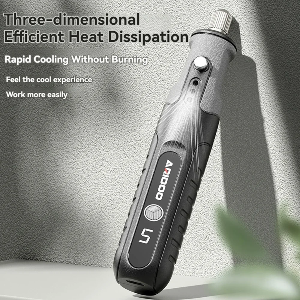 5-speed Regulation Touch Screen Cordless Electric Drill Mini Rotary ...
