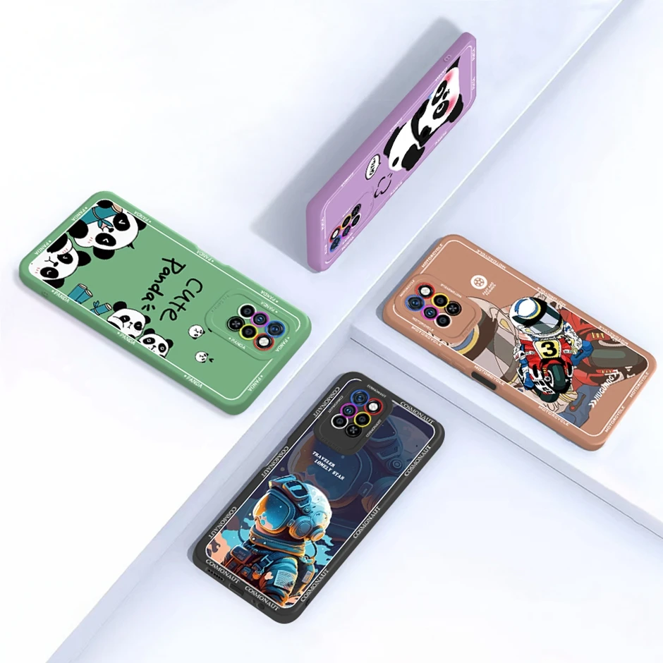 For Infinix Note 10 Pro Case X695 Silicone Cute Panda Soft Phone Cover ...