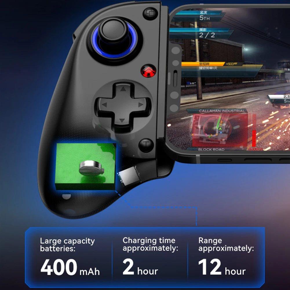Mobile Gaming Controller Wireless BT Game Controller Mobile Phone ...