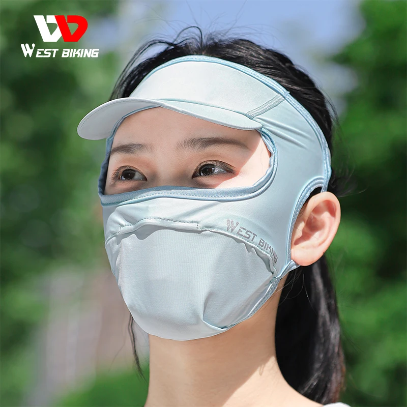 WEST-BIKING-Summer-Outdoor-Sunproof-Mask-With-Sun-Visor-Women-Cycling ...