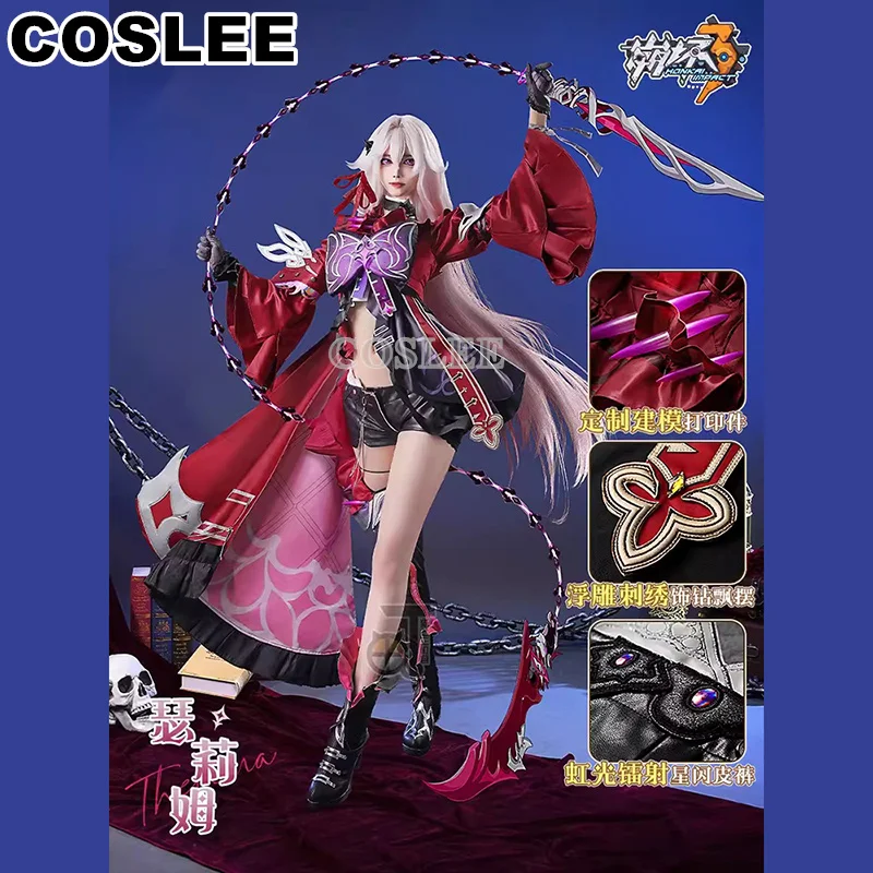 COSLEE-Thelema-Cosplay-Costume-Honkai-Impact-3-Uniform-Dress-Halloween ...