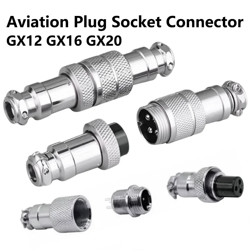 Aviation-Docking-Plug-GX12-GX16-GX20-Butt-Soldering-Socket-Wire-Panel ...