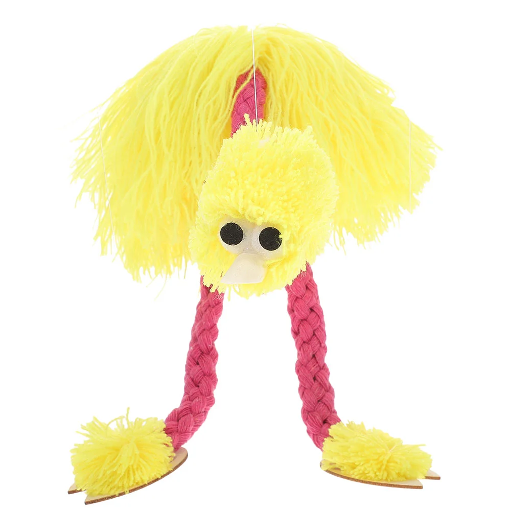 Animal-Puppet-Marionettes-Ostrich-Baby-Toy-Puppets-for-Kids-Crafts-Pine ...