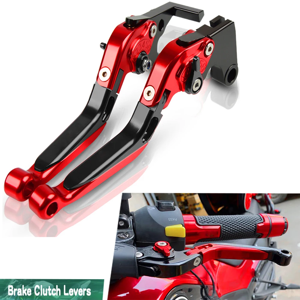 CBR600RR-Motorcycle-Adjustable-Folding-Brake-Clutch-Levers-Handlebar ...