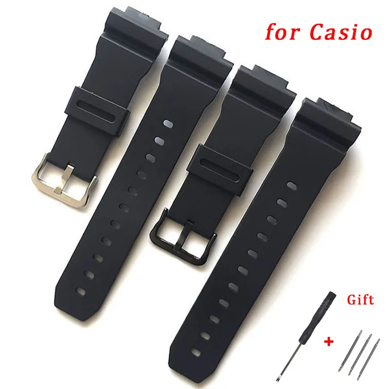 16mm-Silicone-Strap-for-Casio-DW-9000-9003-9004-DW-9050-9051-9052-Band ...