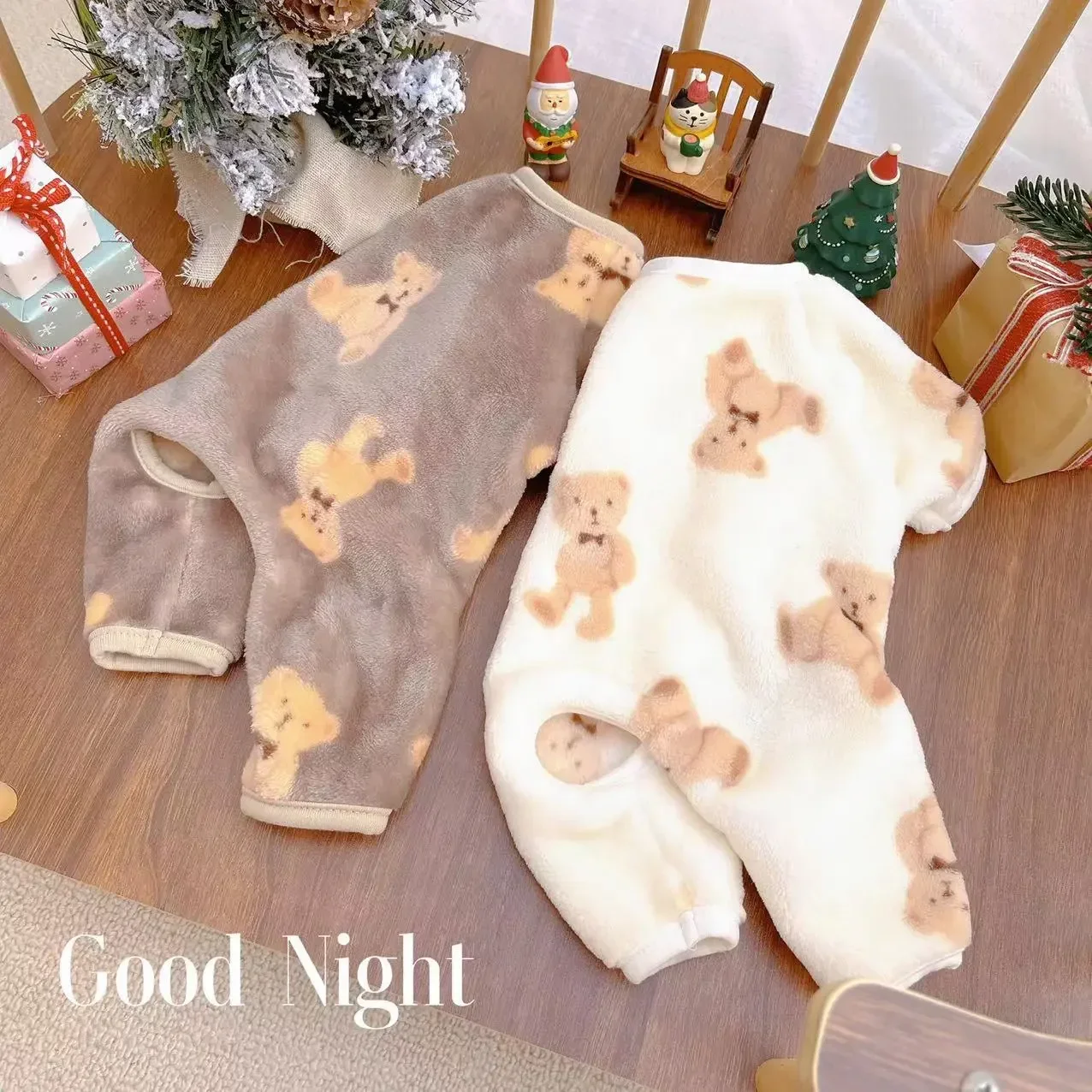 Pet-Plush-Jumpsuit-Autumn-Winter-Medium-Small-Dog-Clothes-Warm-Velvet ...