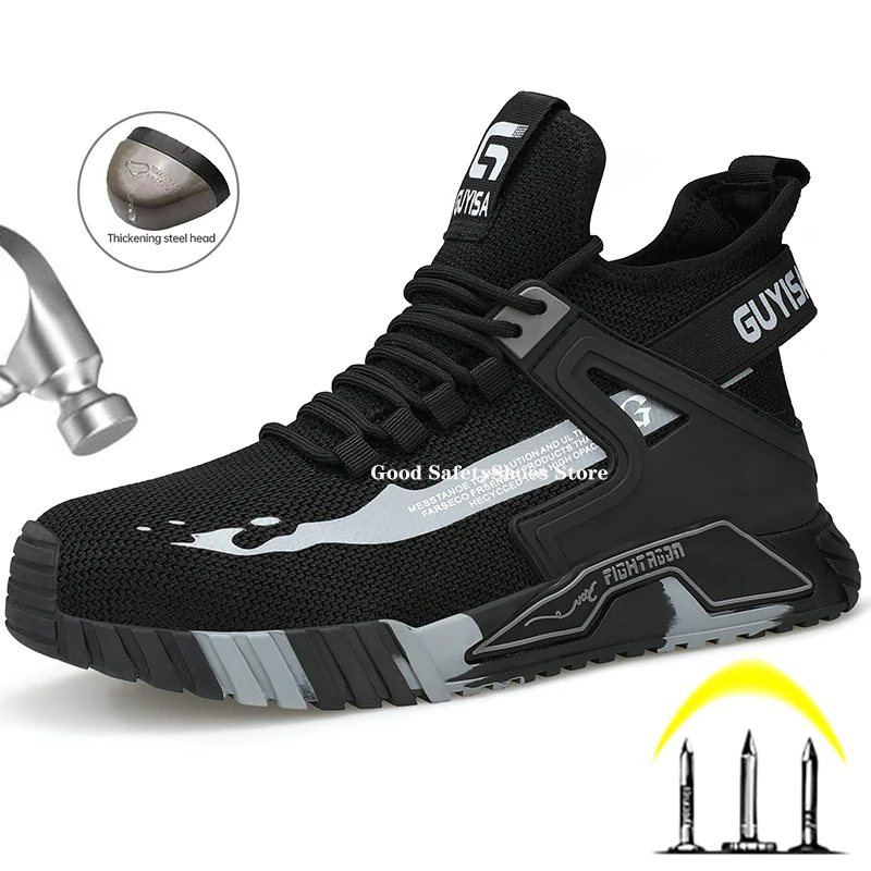 Steel-Toe-Safety-Work-Boots-Men-Shoes-Breathable-Lightweight-Safety ...