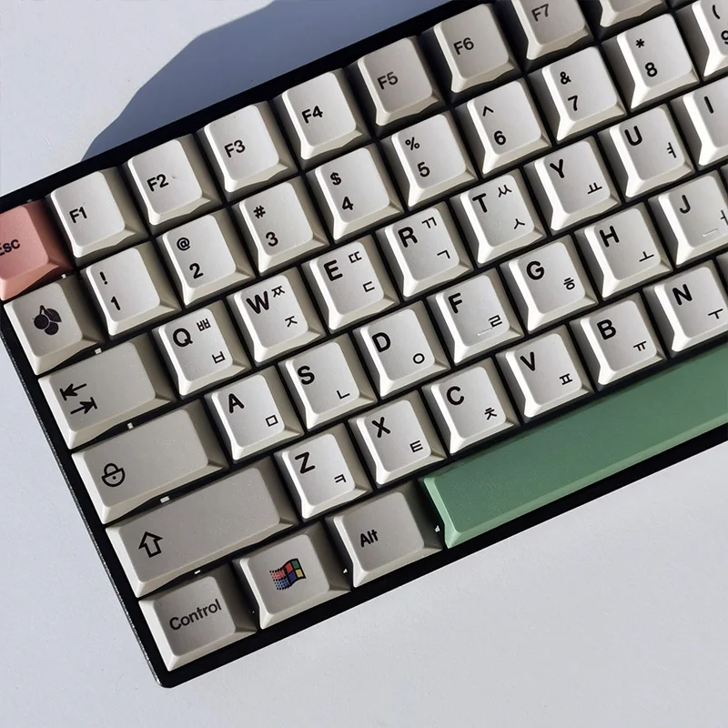 GMK Clone 9009 Korean Keycaps Retro Cherry Profile Keycap 156 Keys/Set ...