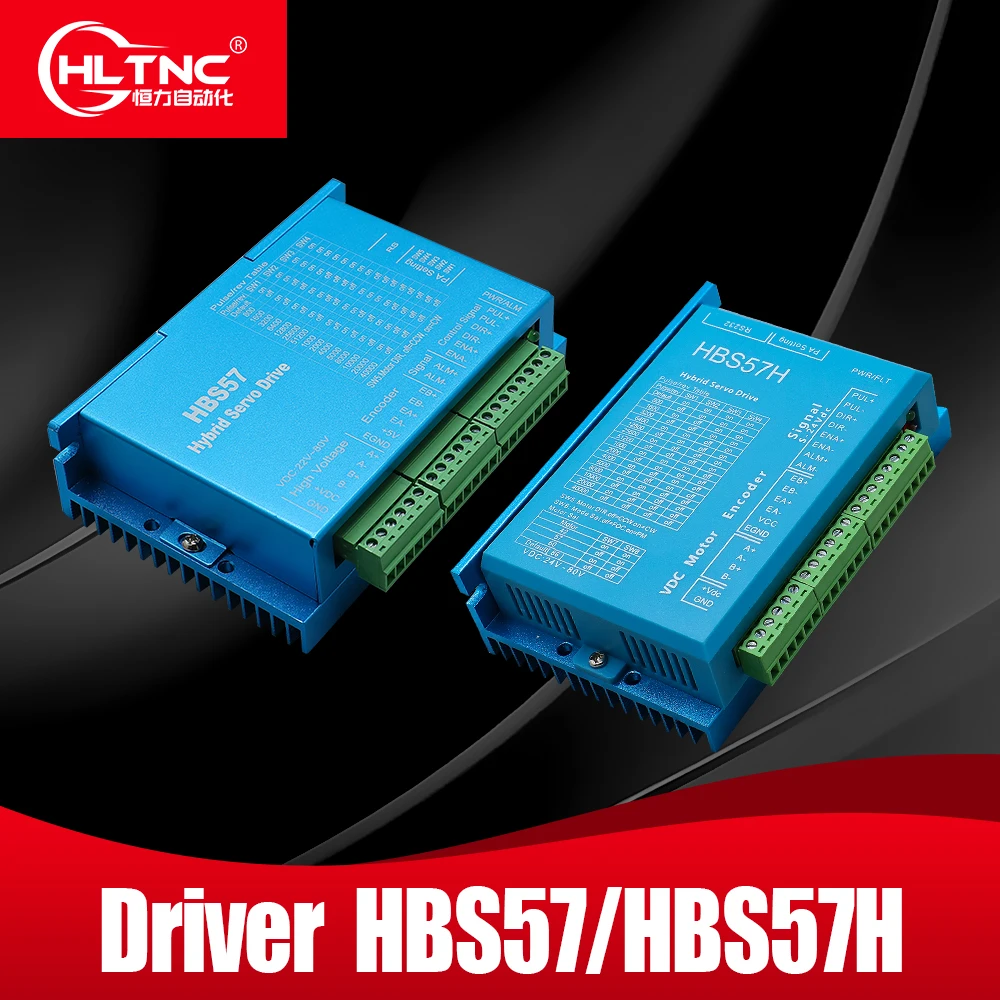 HBS57 HBS57H Stepper Motor Drive 0-200kHz AC20-80V Or DC24-70V Encoder ...