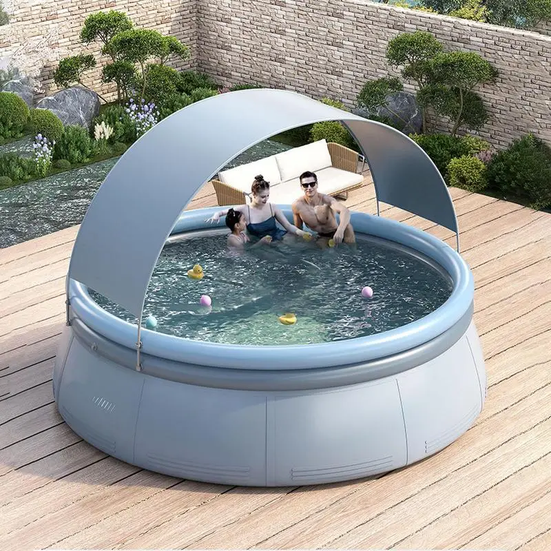Large-Round-Pools-for-whole-Family-Children-s-Inflatable-Swimming-Pool ...