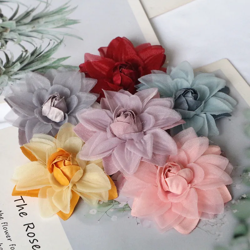 Chiffon Fabric Flower Tutorial