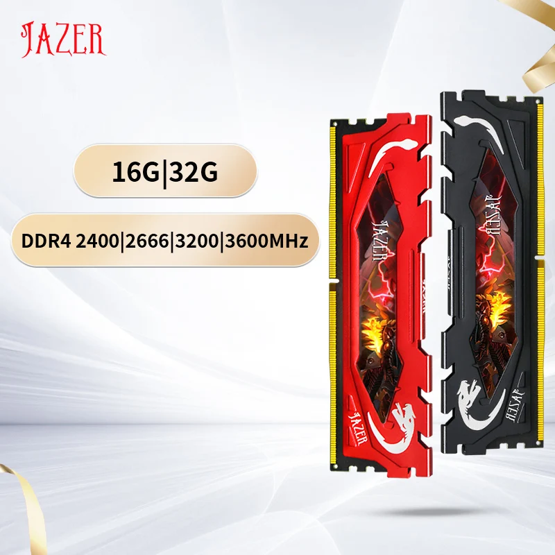 JAZER Ram DDR4 4GB Memoria 8GB 16GB 2666MHz Memory Desktop Dimm With ...
