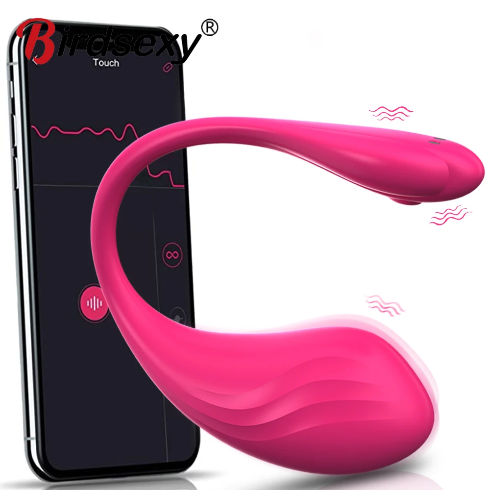 Wireless Sextoy Vibrating Egg Remote Vibrators Powerful App Control G Spot Dildo Vagina Massager ...