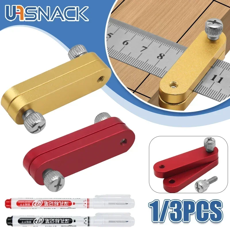 1-3Pc-Steel-Ruler-Positioning-Block-Ruler-Limit-Adjustment-Angle ...