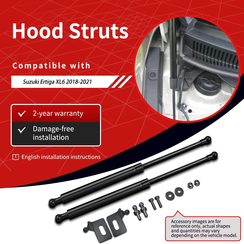 SEMTAY-Hood-Struts-Compatible-with-2018-2021-Suzuki-Ertiga-XL6-Bonnet ...
