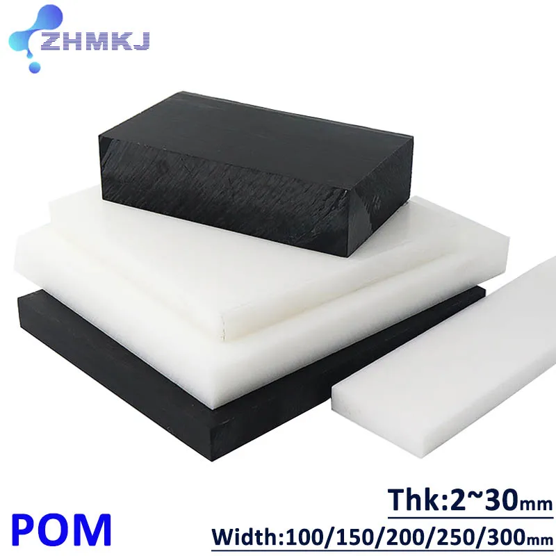 White-Black-POM-Sheet-Board-CNC-Model-Board-DIY-Raw-Material-Hard ...