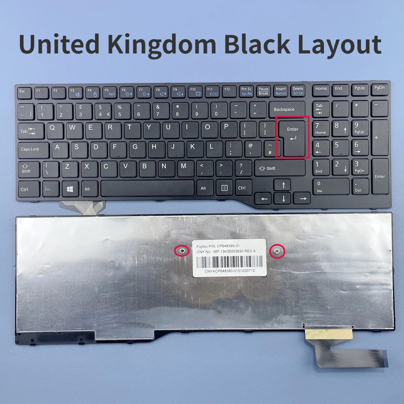 United-Kingdom-Keyboard-For-Fujitsu-LifeBook-A357-A359-A514-A544-A555 ...