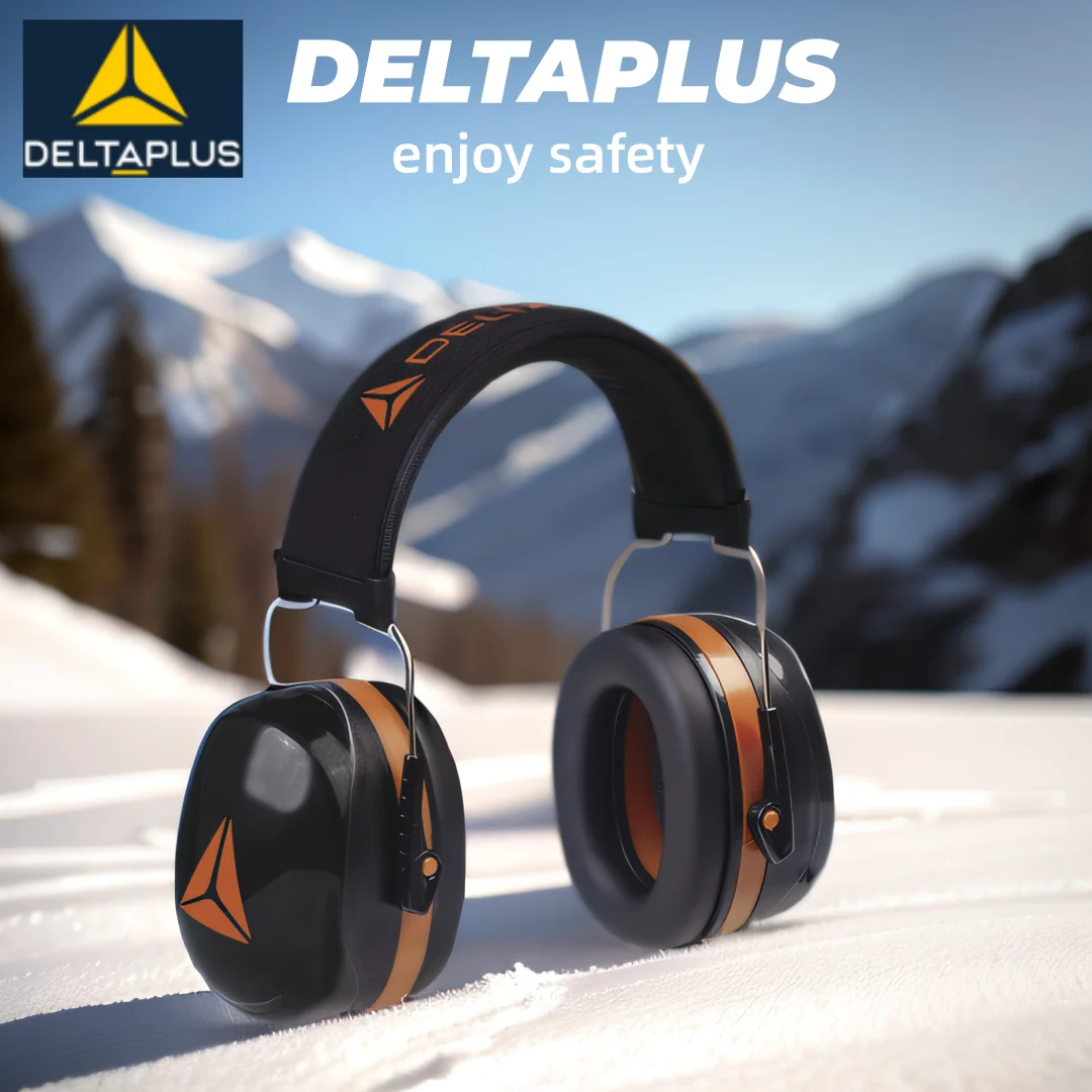 DELTAPLUS-Anti-Noise-Adjustable-Head-Earmuff-SNR-33dB-Ear-Protector-For ...