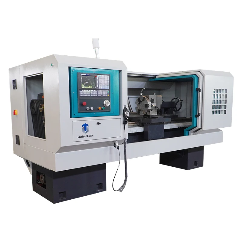 Precision-Metal-Turning-CNC-Lathe-Machine-Ck6140-Horizontal-Flat-Bed ...