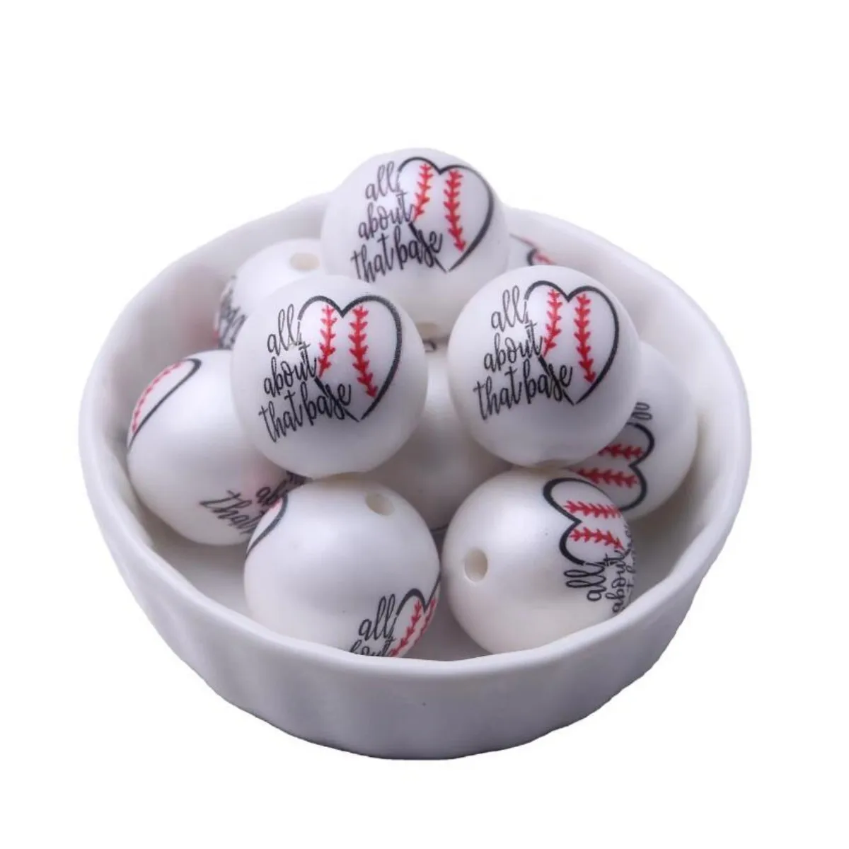 Kwoi-Vita-Chunky-Acr-lico-Matte-Pearl-Cora-o-Baseball-Beads-para ...