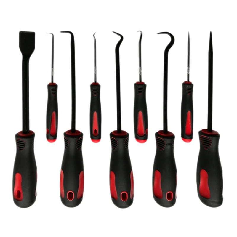 9-Pcs-Pick-Set-Tools-Precision-Pick-Hook-Set-With-Scraper-Automotive ...