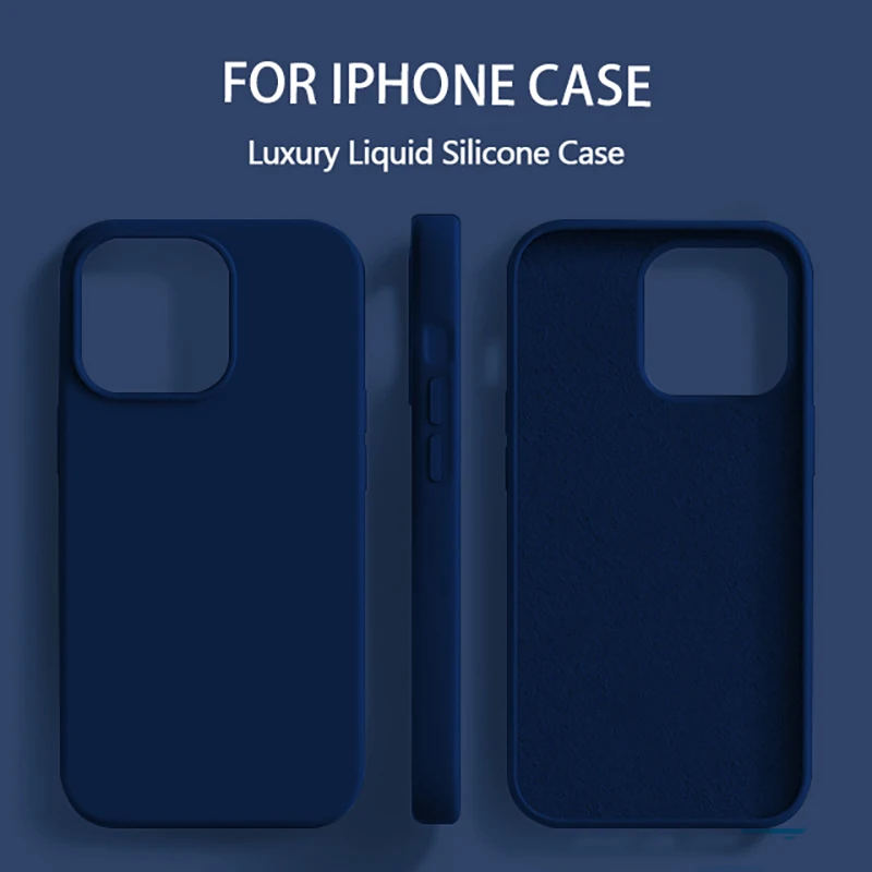 Original-Liquid-Silicone-Case-For-iPhone-13-11-12-14-Pro-Max-Plus ...