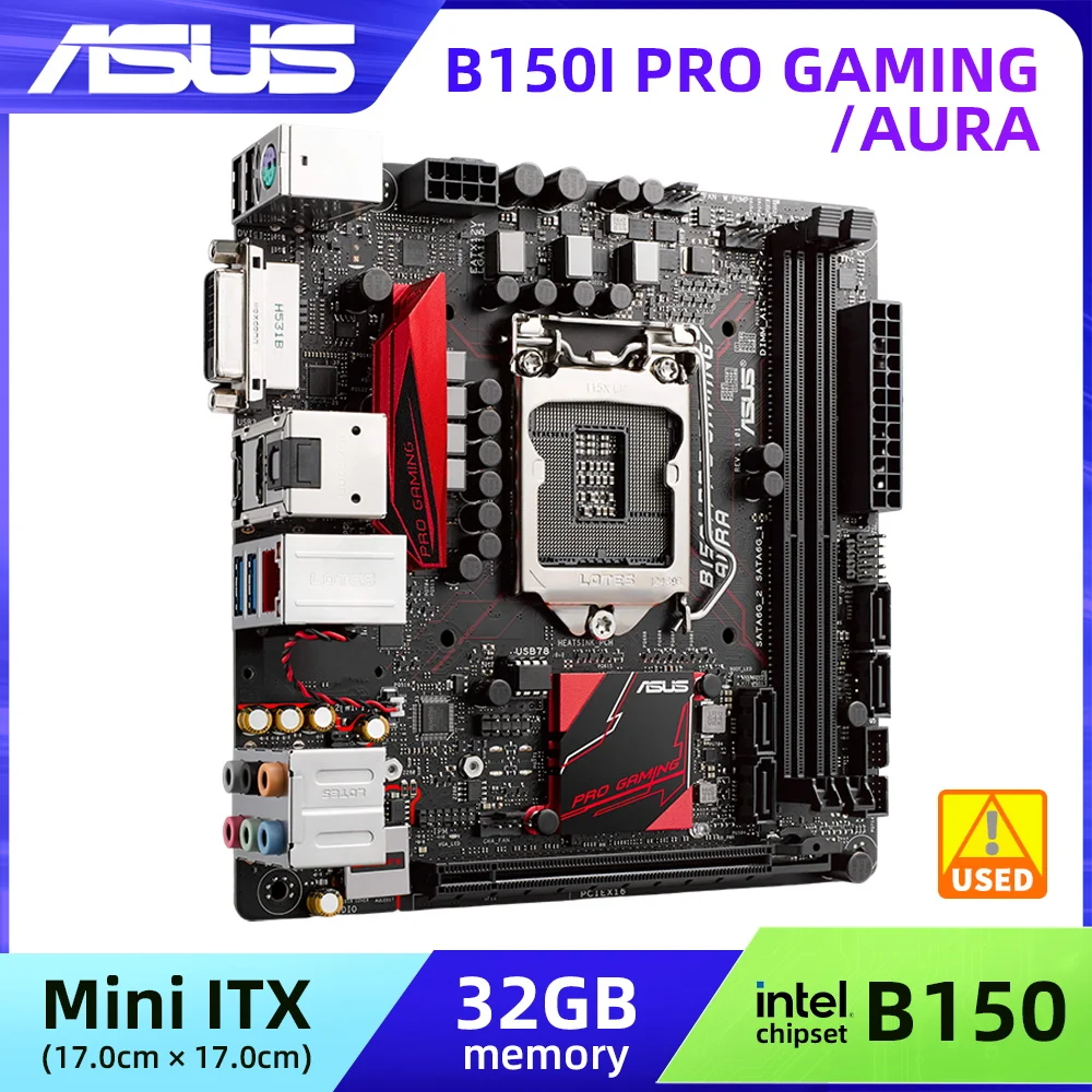 LGA 1151 Motherboard B150I PRO GAMING/AURA Motherboard For LGA 1151 ...
