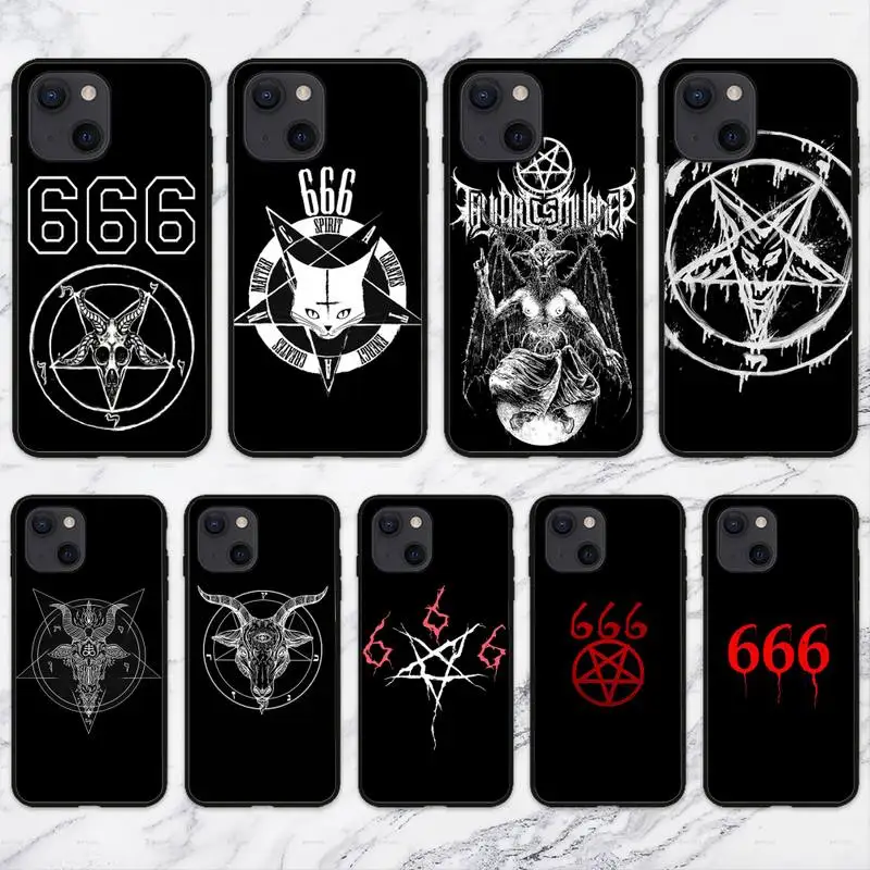 Pentagram-666-Demonic-satanik-telefon-k-l-f-i-in-iPhone-11-12-Mini-13 ...