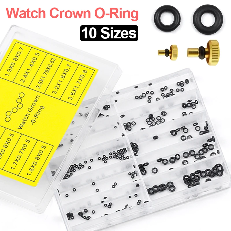 Mini-Rubber-Washer-Watch-Crown-O-Ring-Waterproof-Watches-Seals-Part-New ...