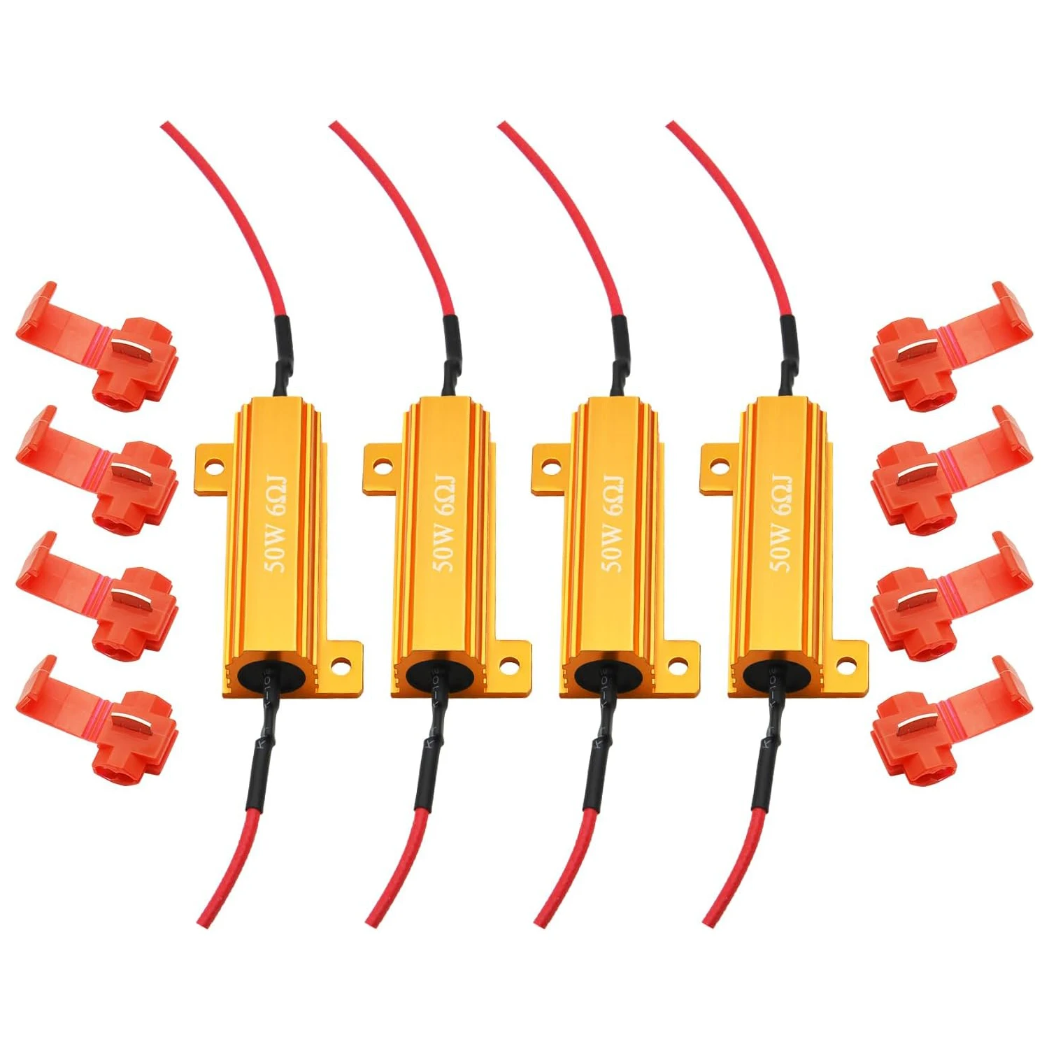 4pcs LED Indicator Ballast Load Resistor Flash Rate Relay Turn Signal ...