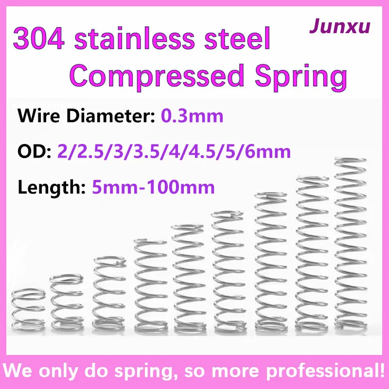 20pcs-Lot-0-3mm-Stainless-Steel-Micro-Small-Compression-Spring-OD-2-2-5 ...