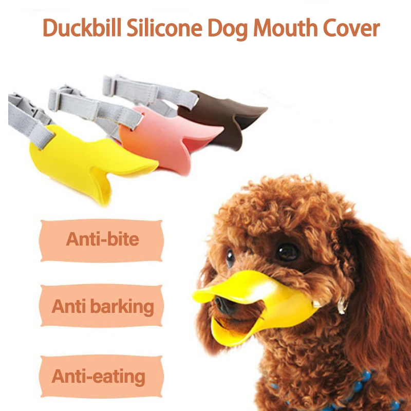 Dog-Muzzle-Silicone-Duck-Muzzle-Mask-for-Pet-Dogs-Anti-Bite-Stop ...