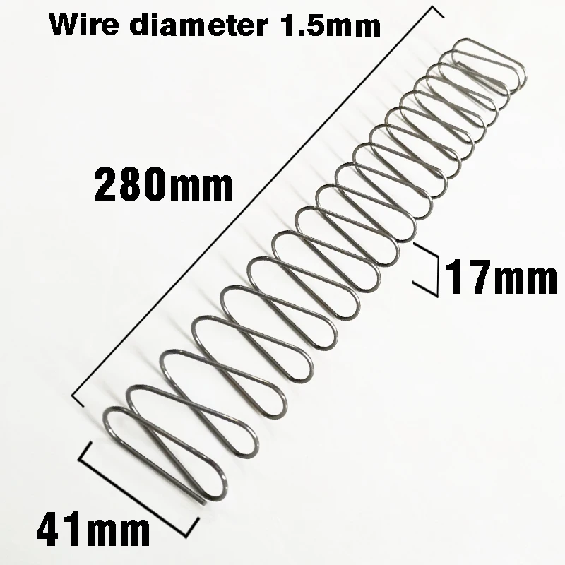 Length-280mm-rectangular-Spring-Steel-Return-Compression-Spring-Wire ...