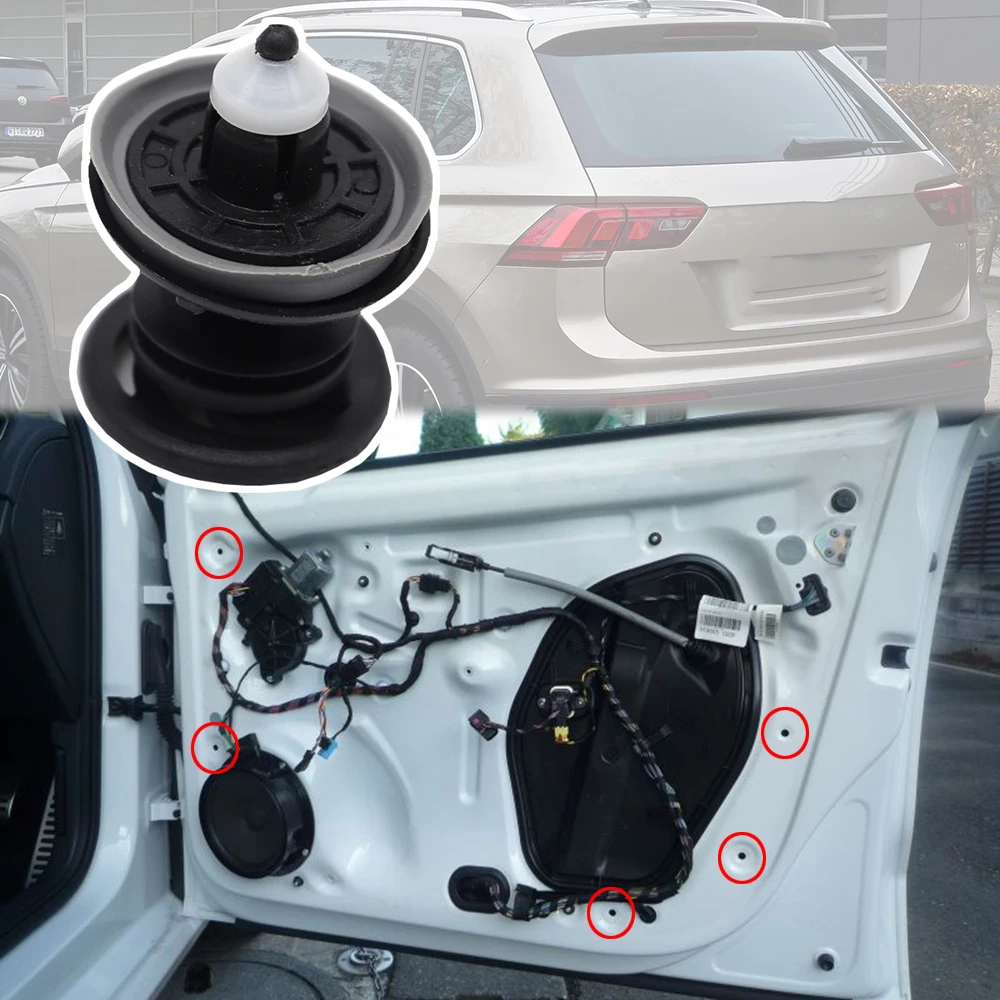 For-VW-Tiguan-AD-BW-2016-2017-2018-2019-2020-Car-Door-Panel-Card-Trim ...