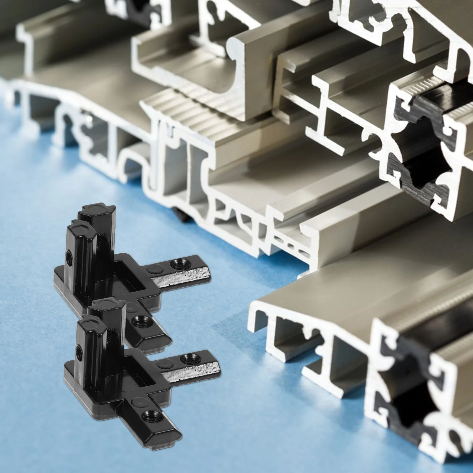 6-Pcs-Extrusion-8020-Aluminum-Connector-3-Way-End-Corner-Bracket-Chain ...