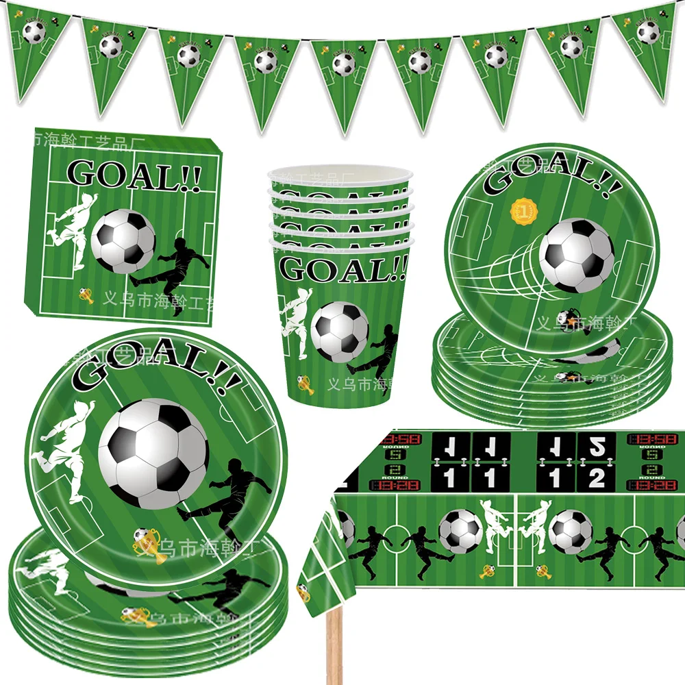 Soccer-Party-Supplies-Soccer-Theme-Tableware-Dinner-Plates-Cups-Napkins ...