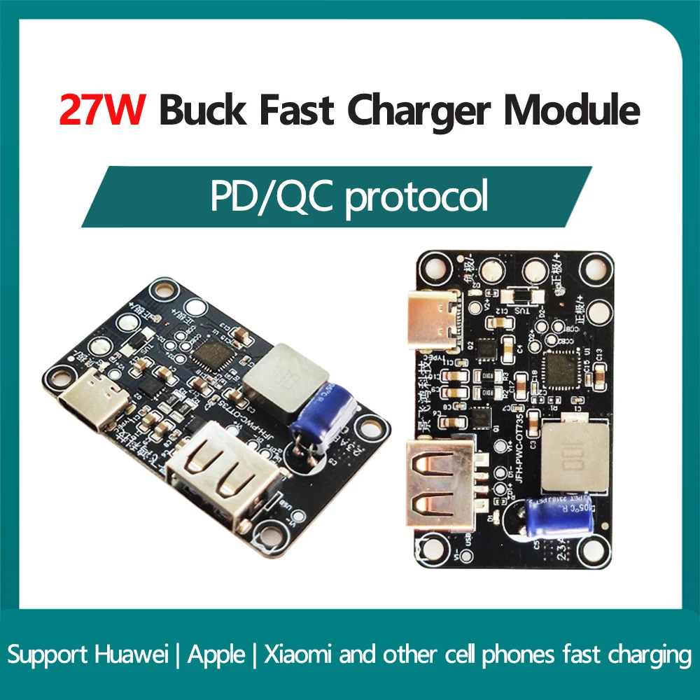 27W-PD-QC-Fast-Charge-Module-USB-Type-c-Dual-Interface-Quick-Charging ...