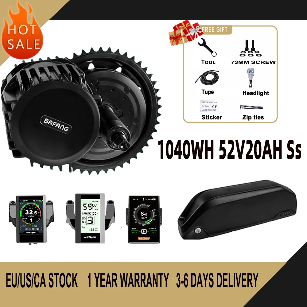 Bafang-1000W-48V52V-BBSHD-8FUN-Mid-Drive-Motor-Ebike-Conversion-Kit ...