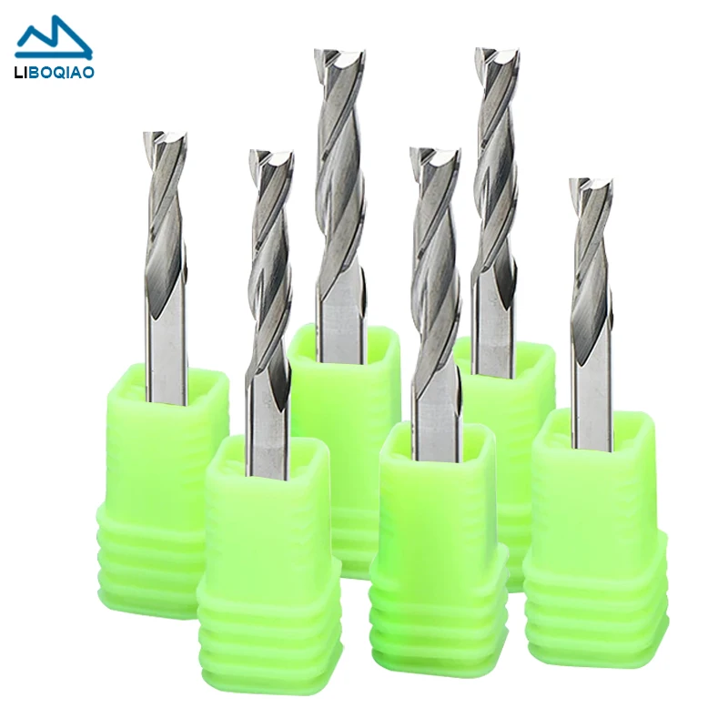 1PCS-Two-Flutes-Up-Cut-End-Mill-CNC-Woodworking-Carbide-Tools-Carving ...